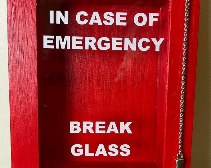 In Case of Revolution Break Glass Shadow Box, With Anonymous, V for ...