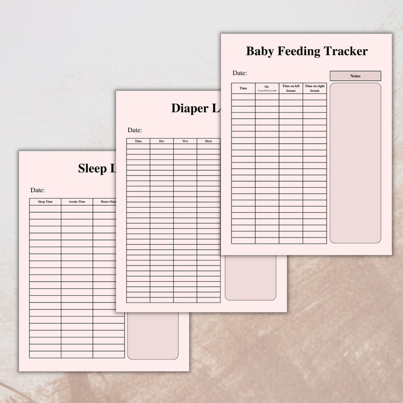 Newborn Planner Baby Planner Printable Birth Plan Digital - Etsy