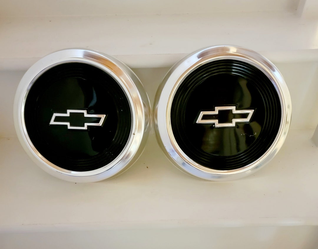 Vintage Chevy Hubcaps - Etsy