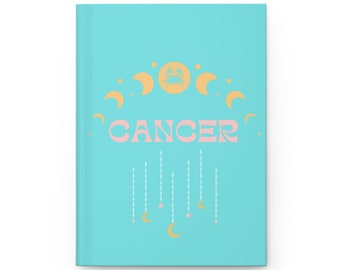Cancer Constellation Zodiac Hardcover Lined Journal Matte - Etsy