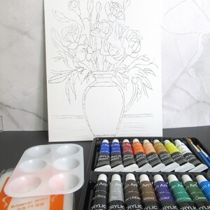 Paint at Home Art Kits/diy Paint Kit/paint and Sip/home Paint Party - Etsy