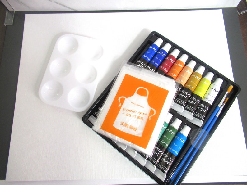 Paint at Home Art Kits/diy Paint Kit/paint and Sip/home Paint Party - Etsy