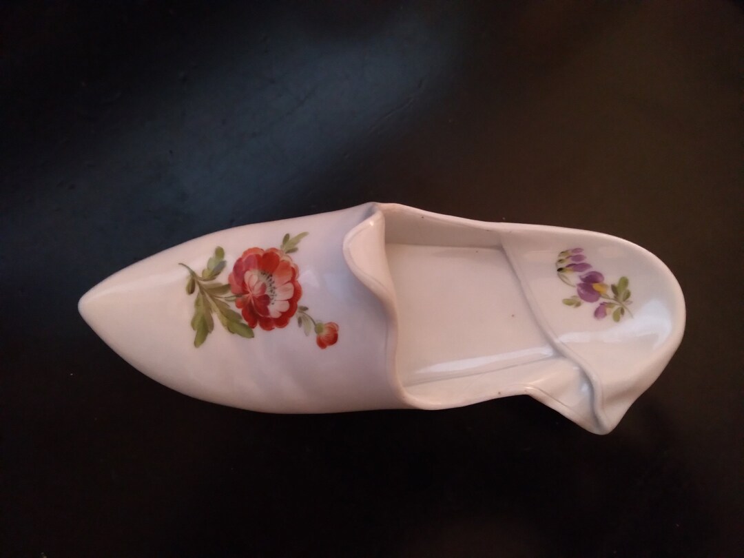 Mid 19th Century Meissen Slipper Shoe - Etsy