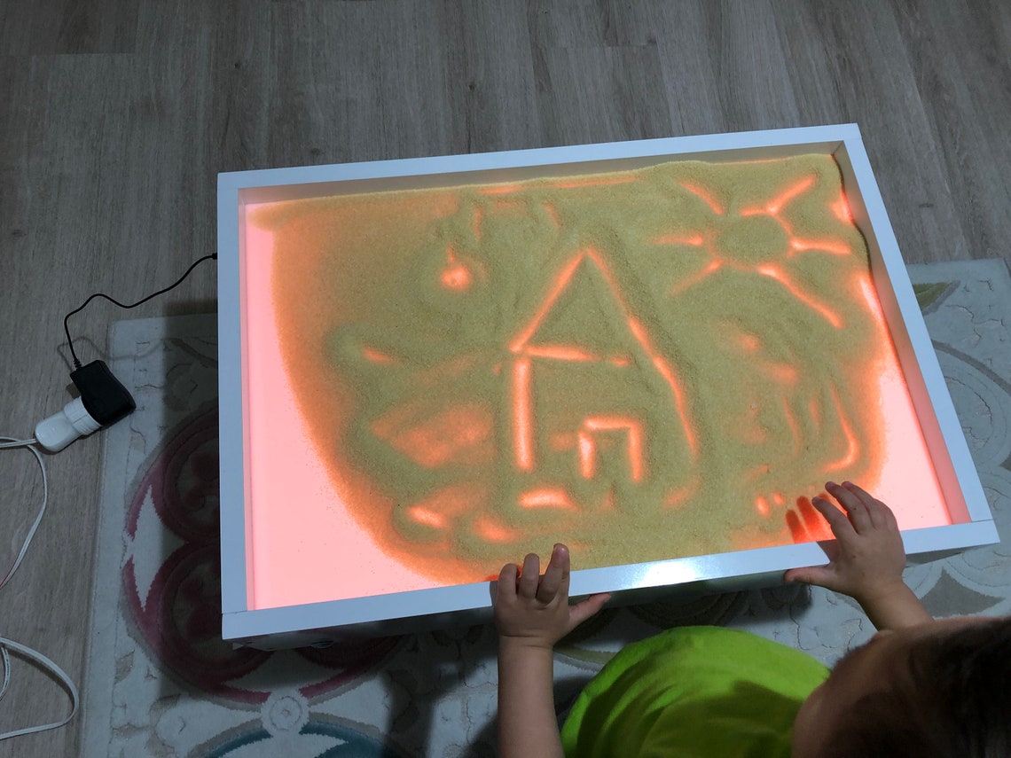 Led Light Table Activity Sensory Sand Box - Etsy