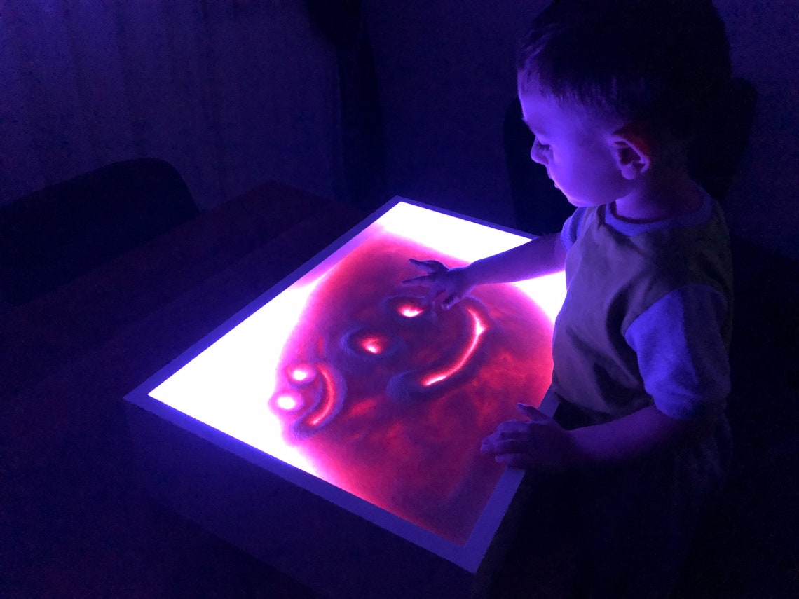 Led Light Table Activity Sensory Sand Box - Etsy