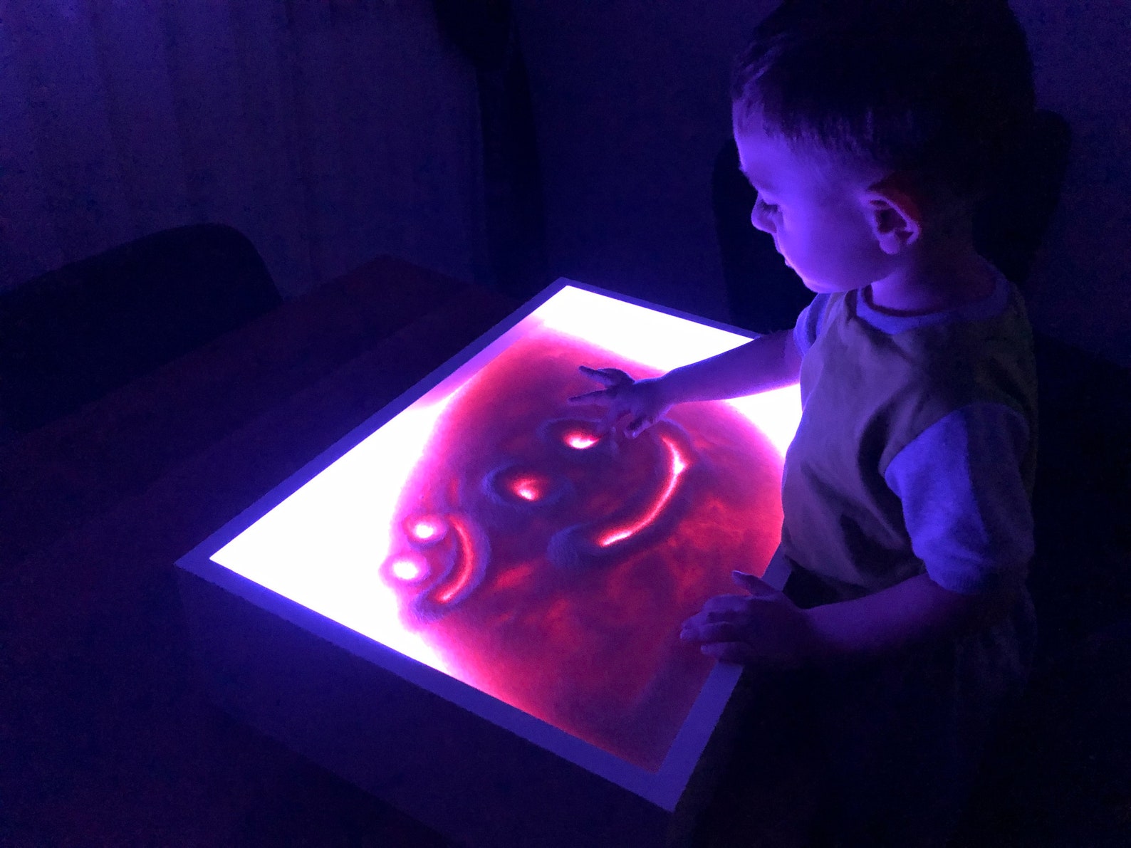 Led Light Table, Activity Sensory Sand Box, Homeschooling,preschool ...