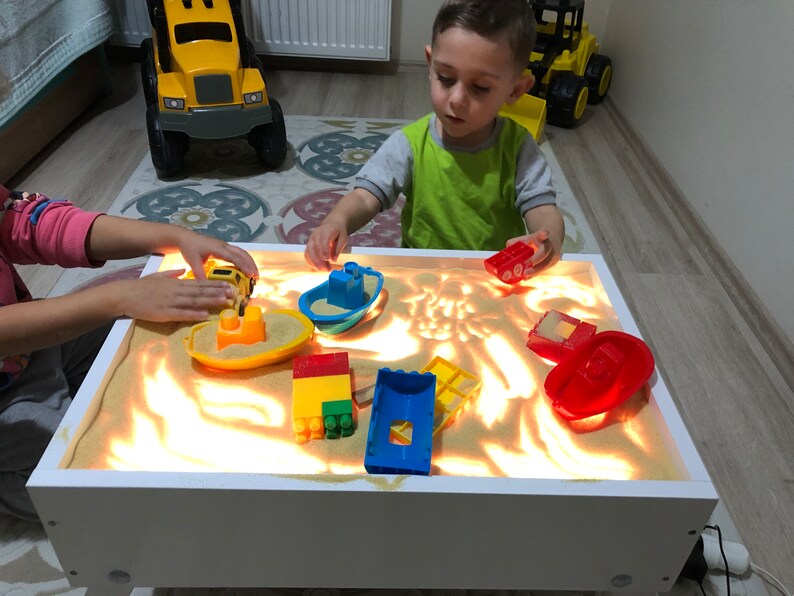 Led Light Table Activity Sensory Sand Box - Etsy
