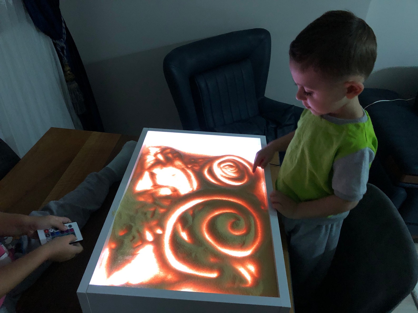 Led Light Table, Activity Sensory Sand Box, Homeschooling,preschool ...