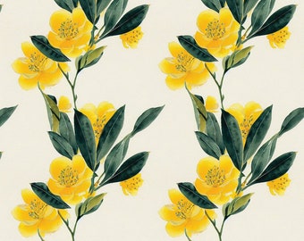 Wrapping Paper: Yellow Pinstripe gift Wrap Birthday - Etsy