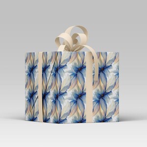 Blue Gift Wrap Sheets | Holiday Gift Wrap | Boy Baby Shower Wrapping ...