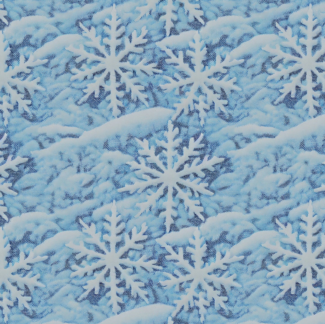 Blue Vintage Christmas Wrapping Paper - Etsy