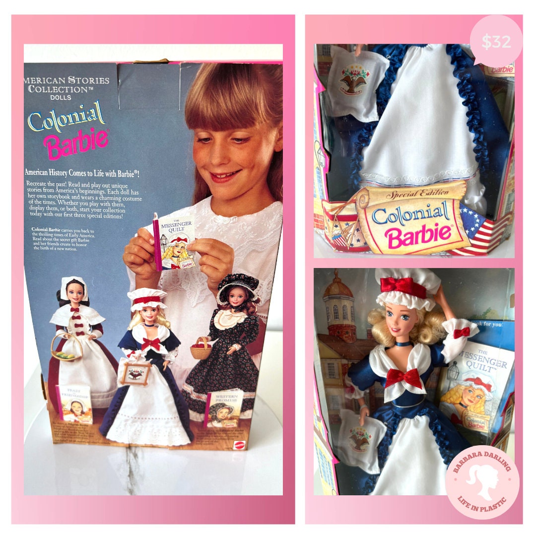 1994 Colonial Barbie american Stories Collection - Etsy