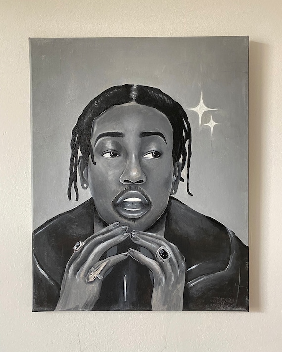 ASAP ROCKY Portrait Painting - Etsy