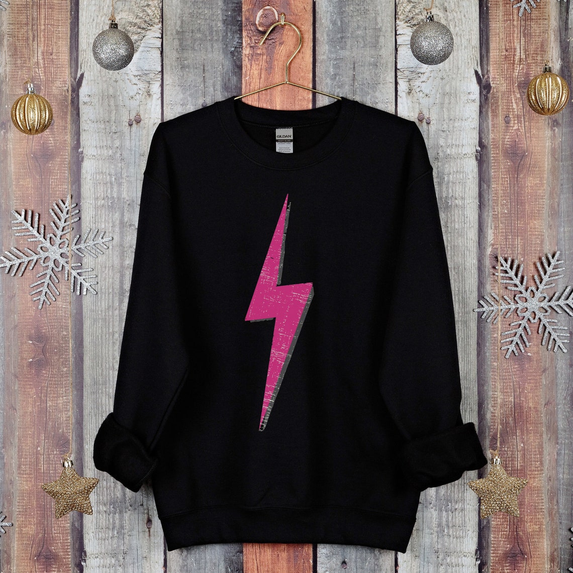 Lightning Bolt Sweatshirt Retro Style Sweatshirt Bolt Shirt - Etsy
