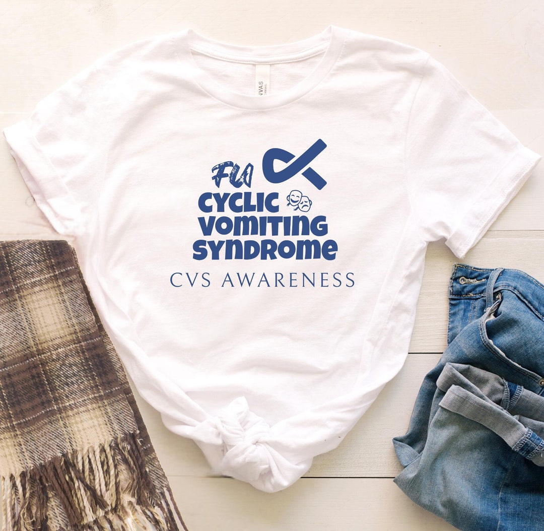 Cyclic Vomiting Syndrome CVS Awareness Shirt CVS Warrior Tshirt Cyclic ...