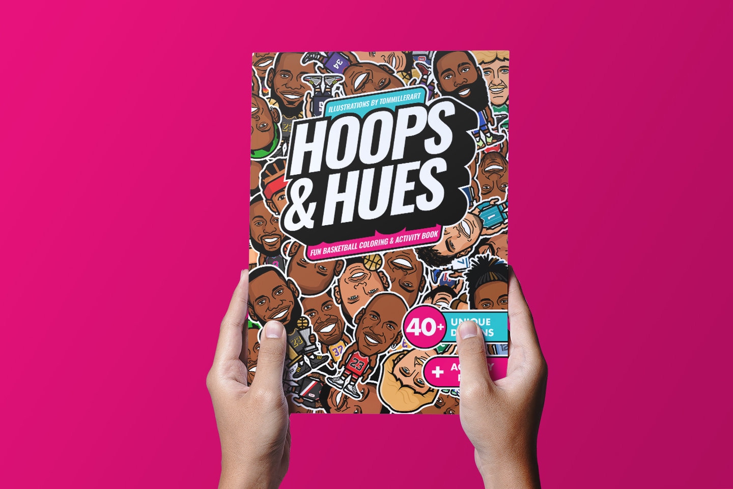 Hoops & Hues - Basketball Coloring Book - Etsy