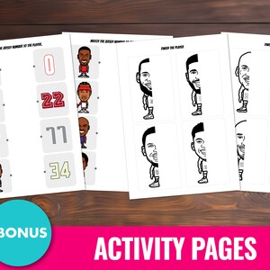 Hoops & Hues - Basketball Coloring Book - Etsy