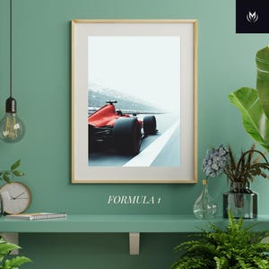 Formula 1 Poster | Digital Download | F1 Merch & Nascar Inspired Print ...