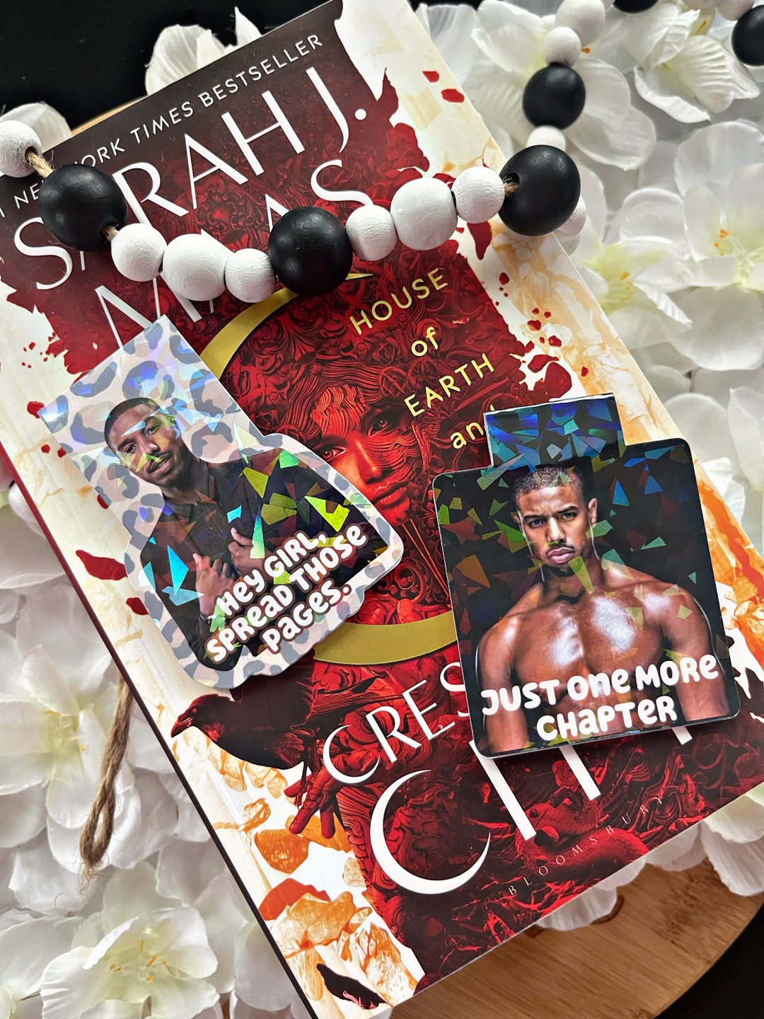 Michael B Jordan Magnetic Bookmark, Smutty Bookmark, Reading Accessory ...
