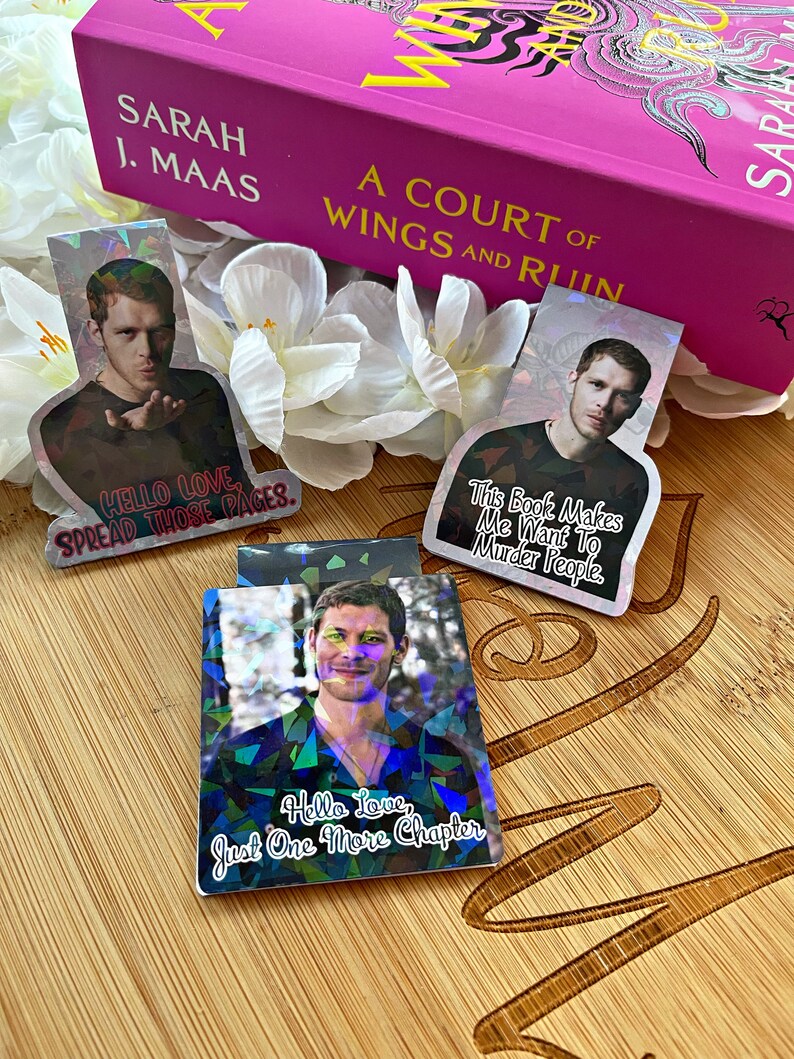 Vampire Diaries Magnetic Bookmark, Klaus Michaelson Bookmark, Reading ...