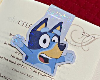 Bluey Bookmark, Bingo Magnetic Bookmark, Reading Accessory, Book Gift ...