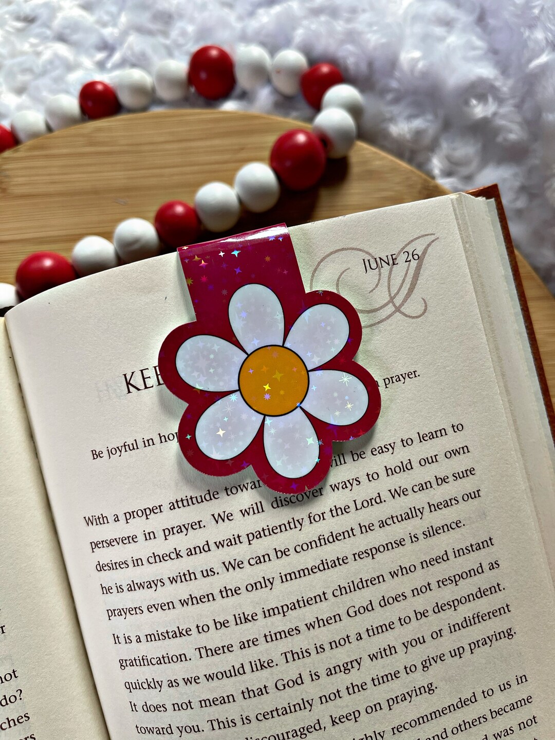 Daisy Magnetic Bookmark, Daisy Bookmark, Reading Accessory, Book Gift ...