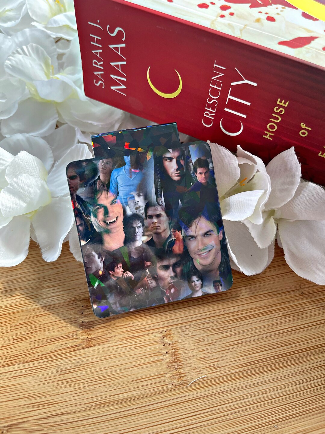 Damon Salvatore Magnetic Bookmark, Vampire Diaries Bookmark, Reading ...