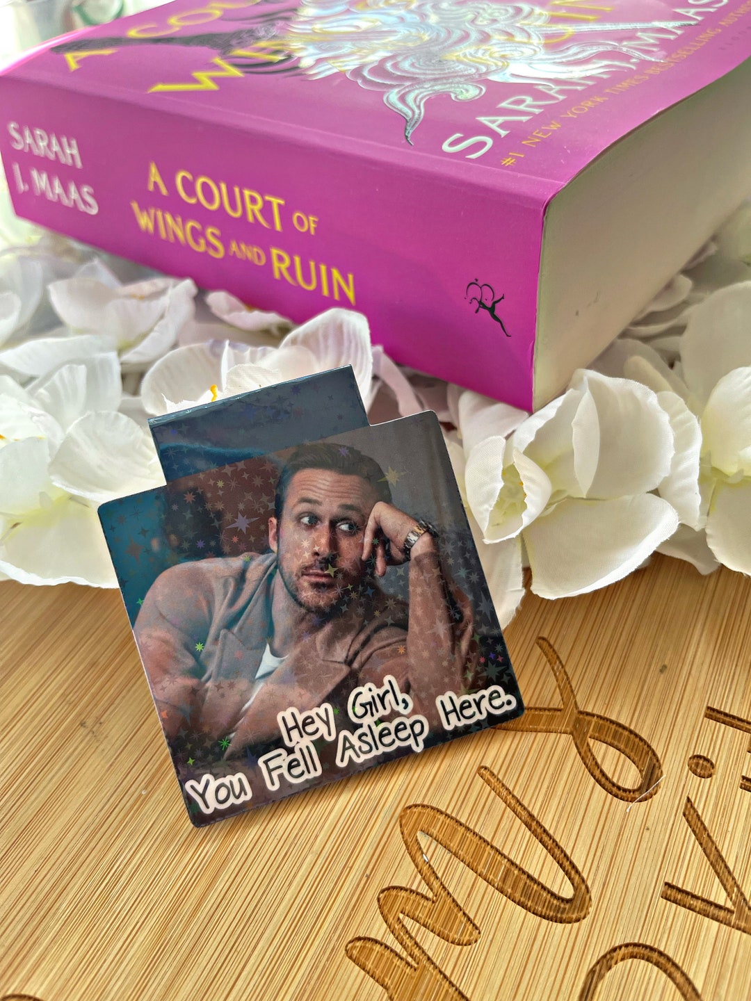 Ryan Gosling Bookmark, You Fell Alseep Here Magnetic Bookmark, Reading ...