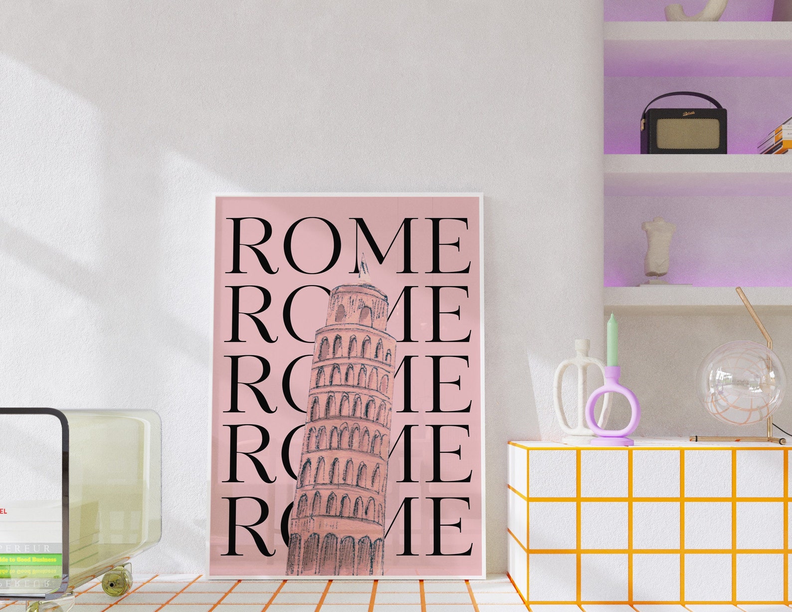 Set of 5 Preppy Travel Print-new York City Travel Print-london Travel ...