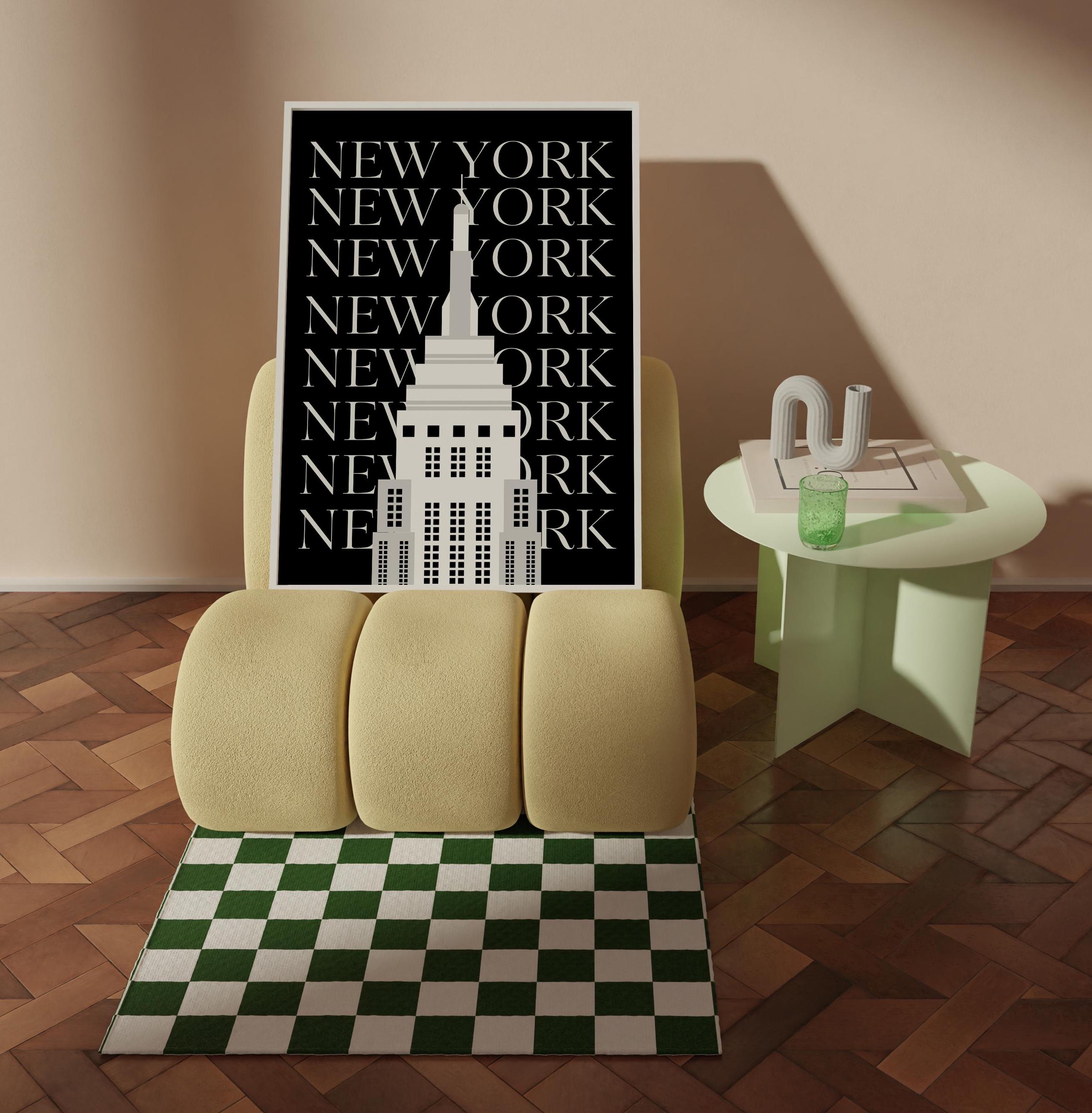 New York City Travel Print-cute Trendy Wall Art-nyc Travel Exhibition ...