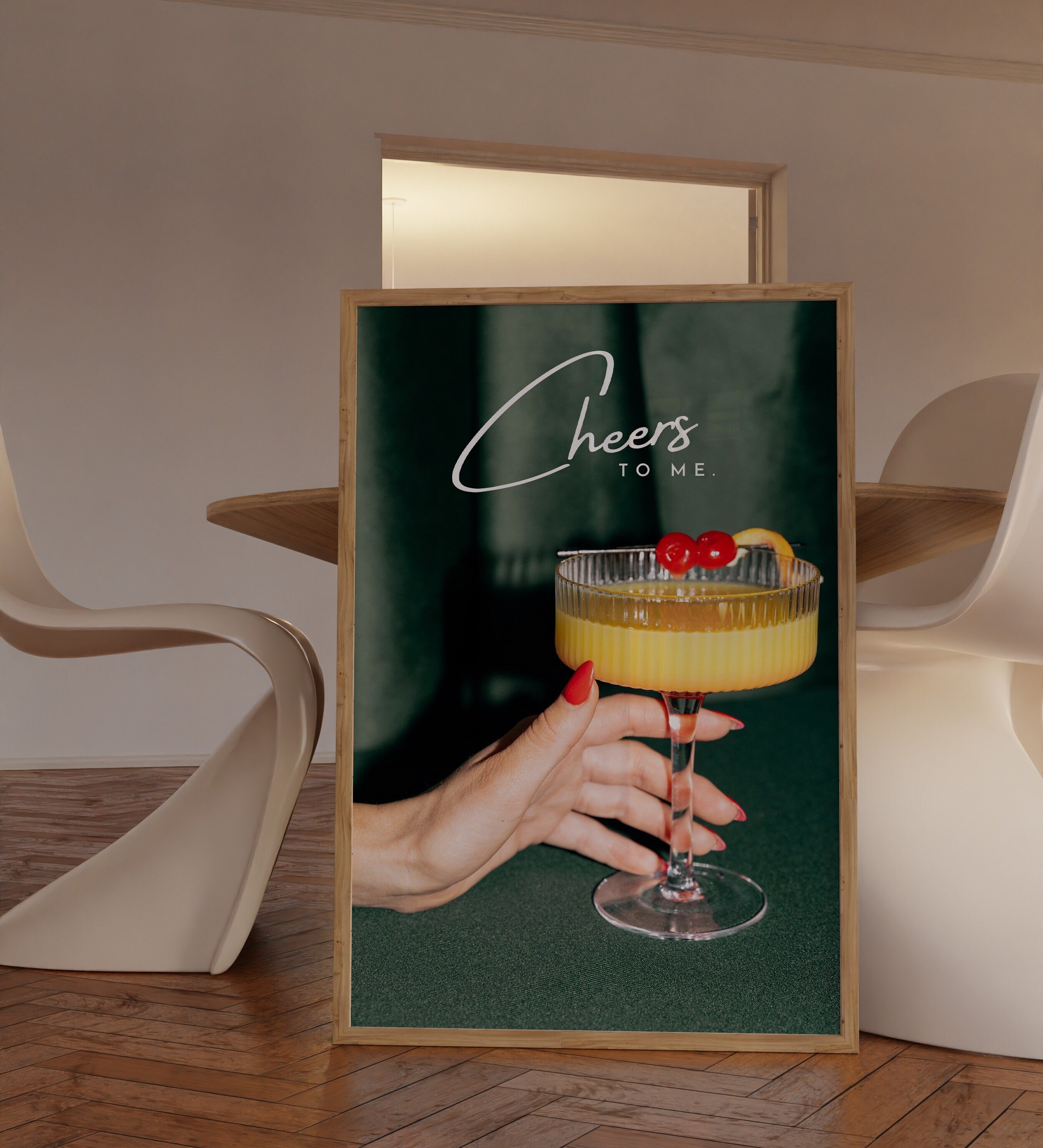 Cheers Prints-cocktails Posters-martini Art-retro Print-preppy Posters ...