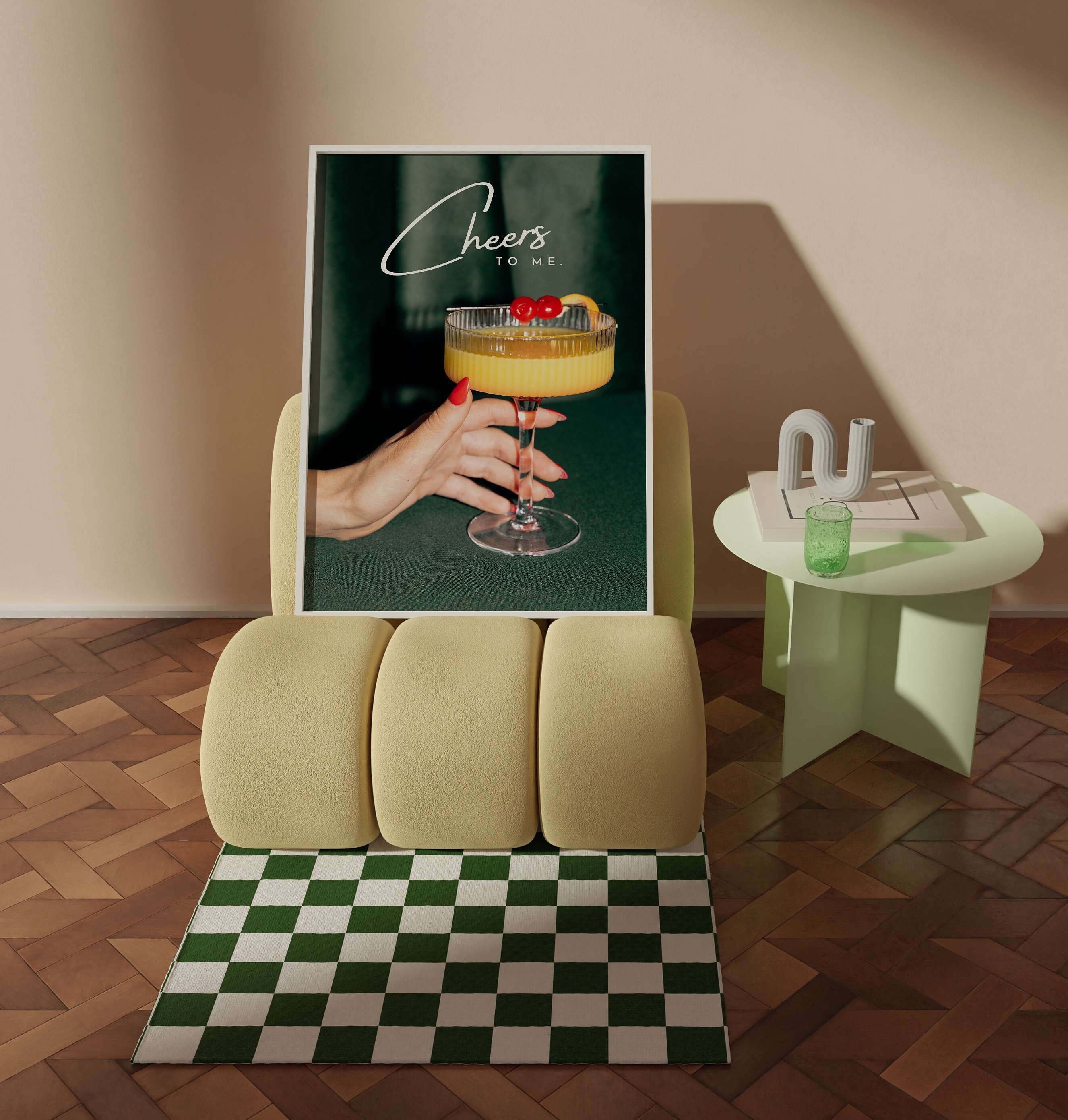Cheers Prints-cocktails Posters-martini Art-retro Print-preppy Posters ...