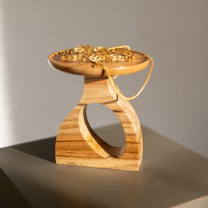 Modern Minimal Small Plant Stand, Mid-century Modern, Indoor Solid Teak ...