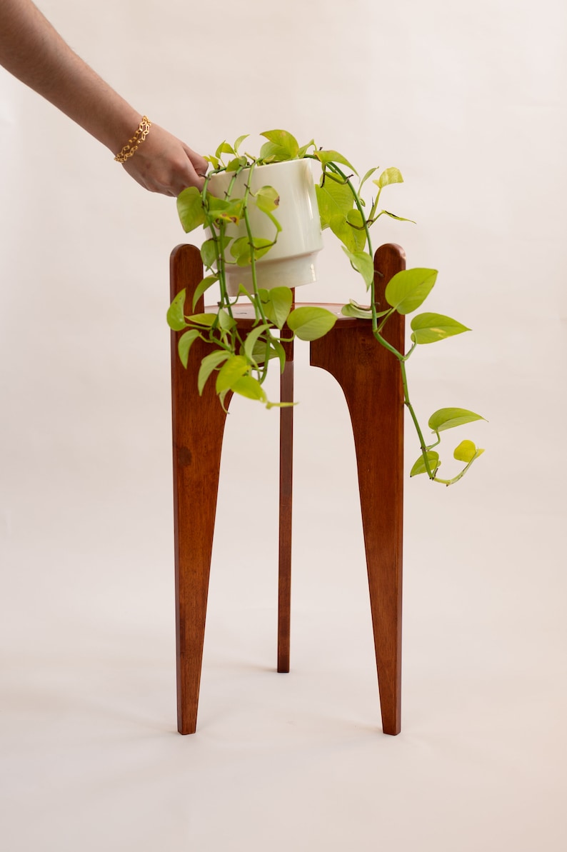 Plant Stand Mid-century Modern Retro Classic Plant Stand - Etsy