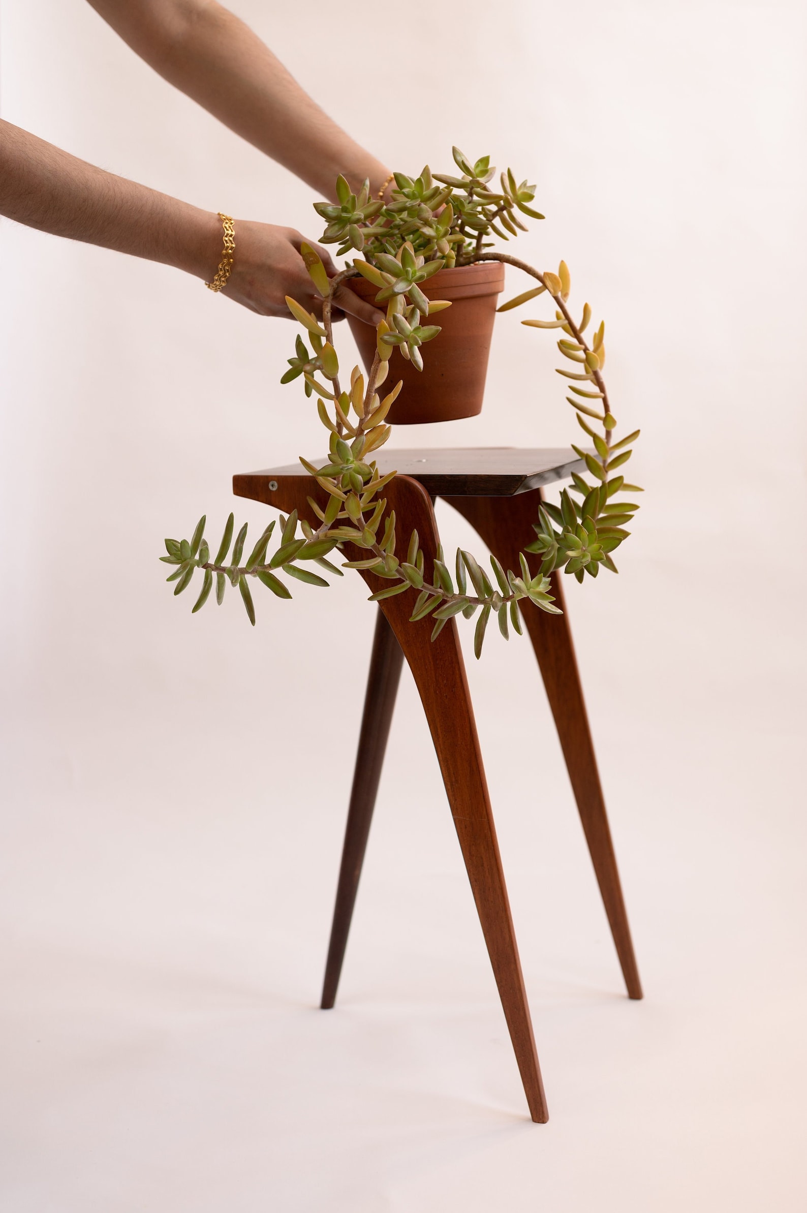 Plant Stand Mid-century Modern Retro Plant Stand Handmade - Etsy