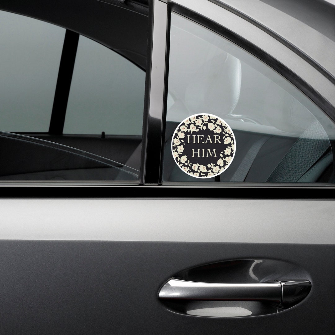 Hear Him Sticker - Etsy