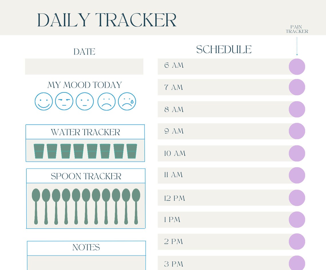 Printable Medical Tracker, Health Journal Template, Personal Health ...