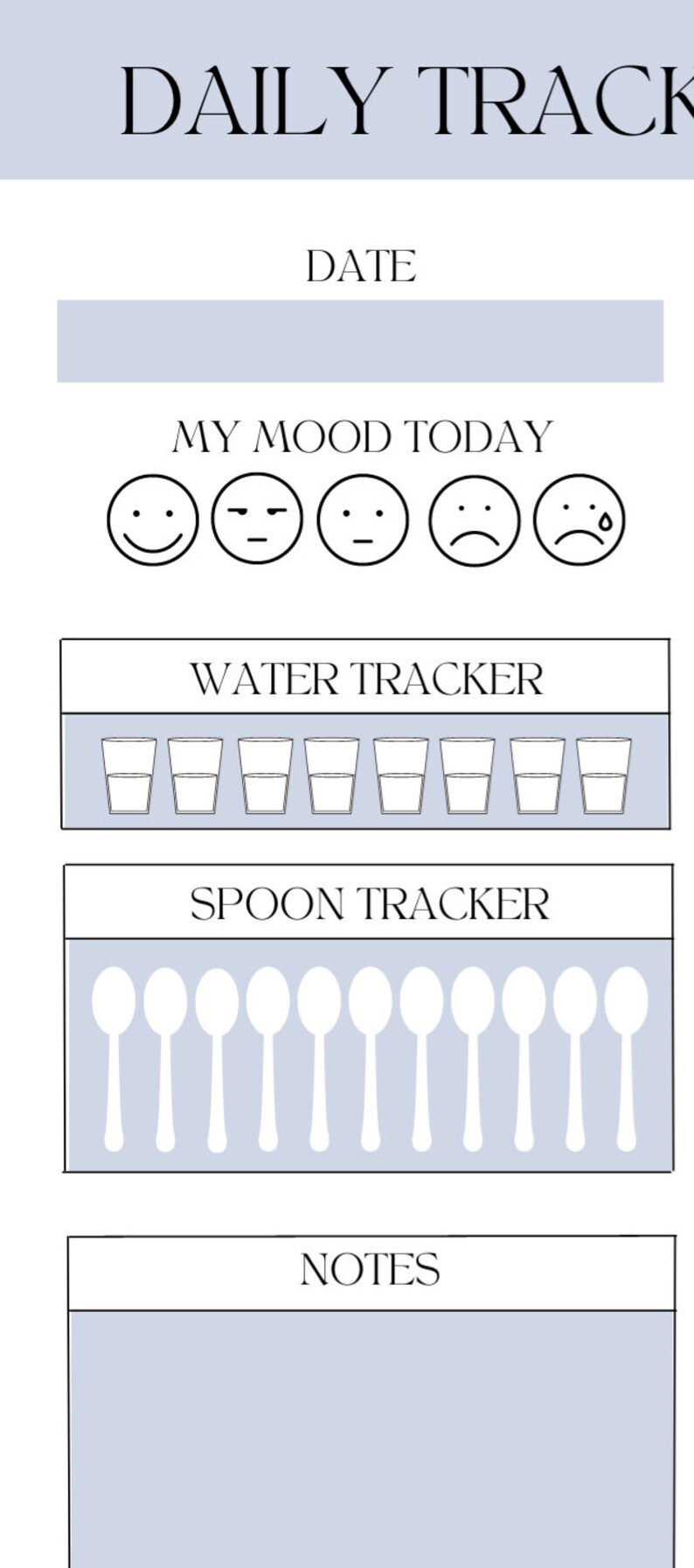 Printable Medical Tracker, Health Journal Template, Personal Health ...