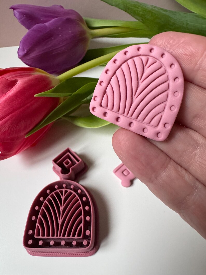 Amelie Clay Cutter Set | Polymer Clay Earring Cutter | Valentines ...