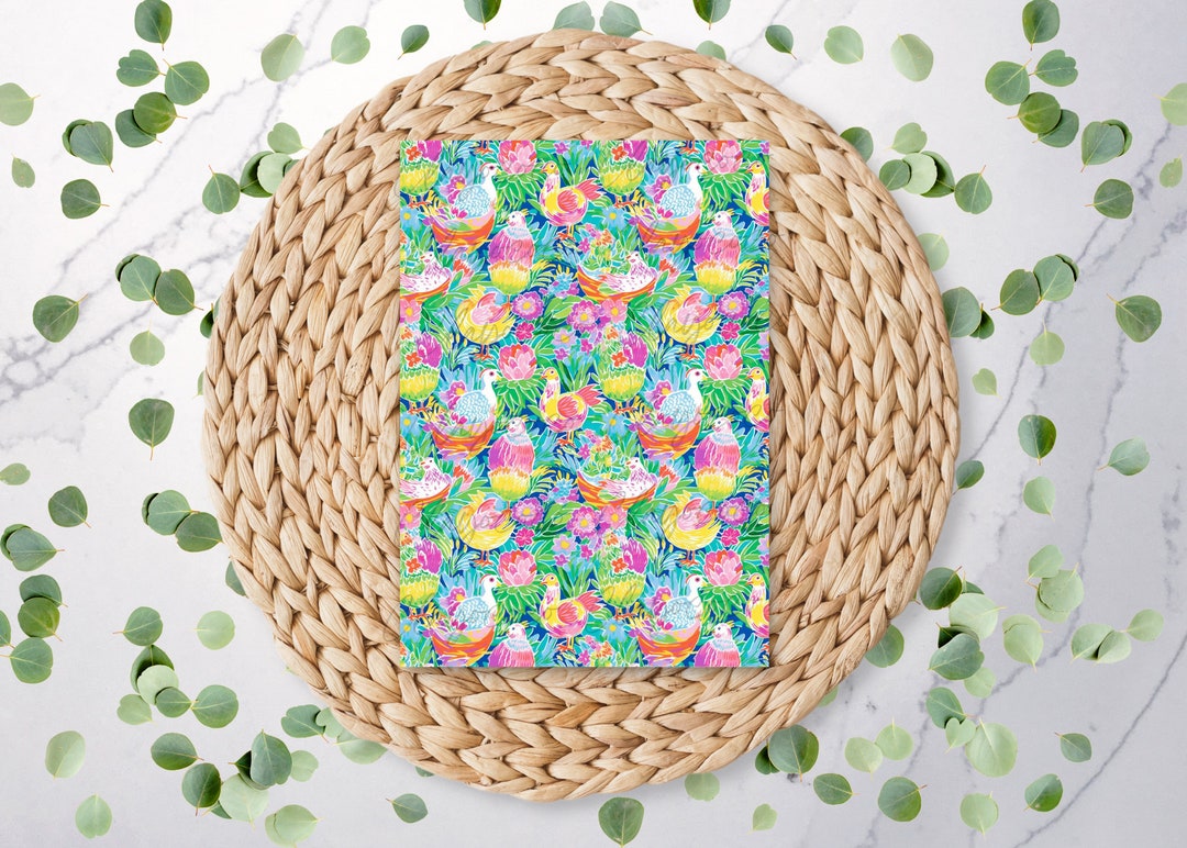 Floral Chickens | Easter Pattern | Cute | Egg Print | Easter | Cosy ...