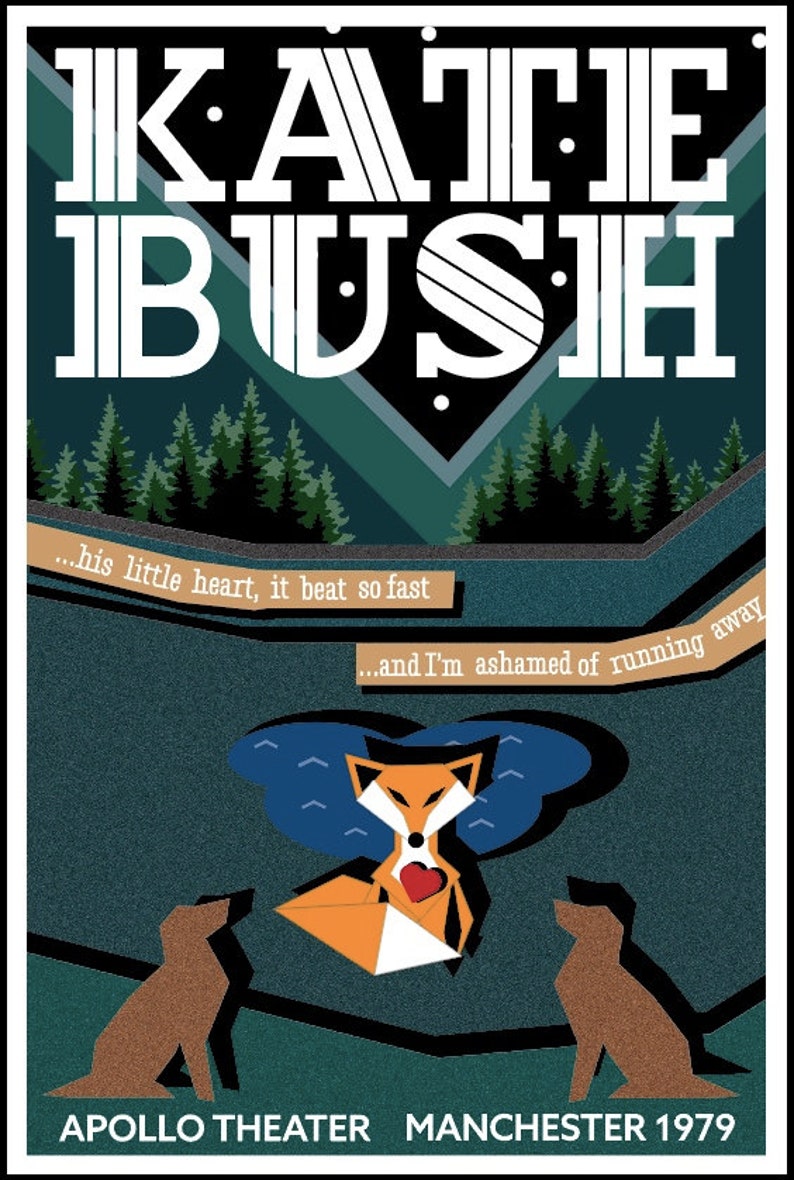 Kate Bush Poster - Etsy