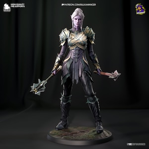 Dark Elf Figure Kit or Bust by Bulkamancer - Etsy