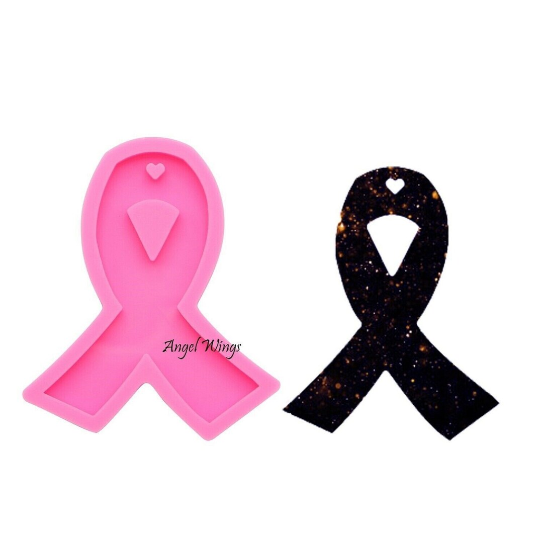 Silicone Mold Cancer Ribbon Mold Key Ring Ribbon Mold for Crafts - Etsy