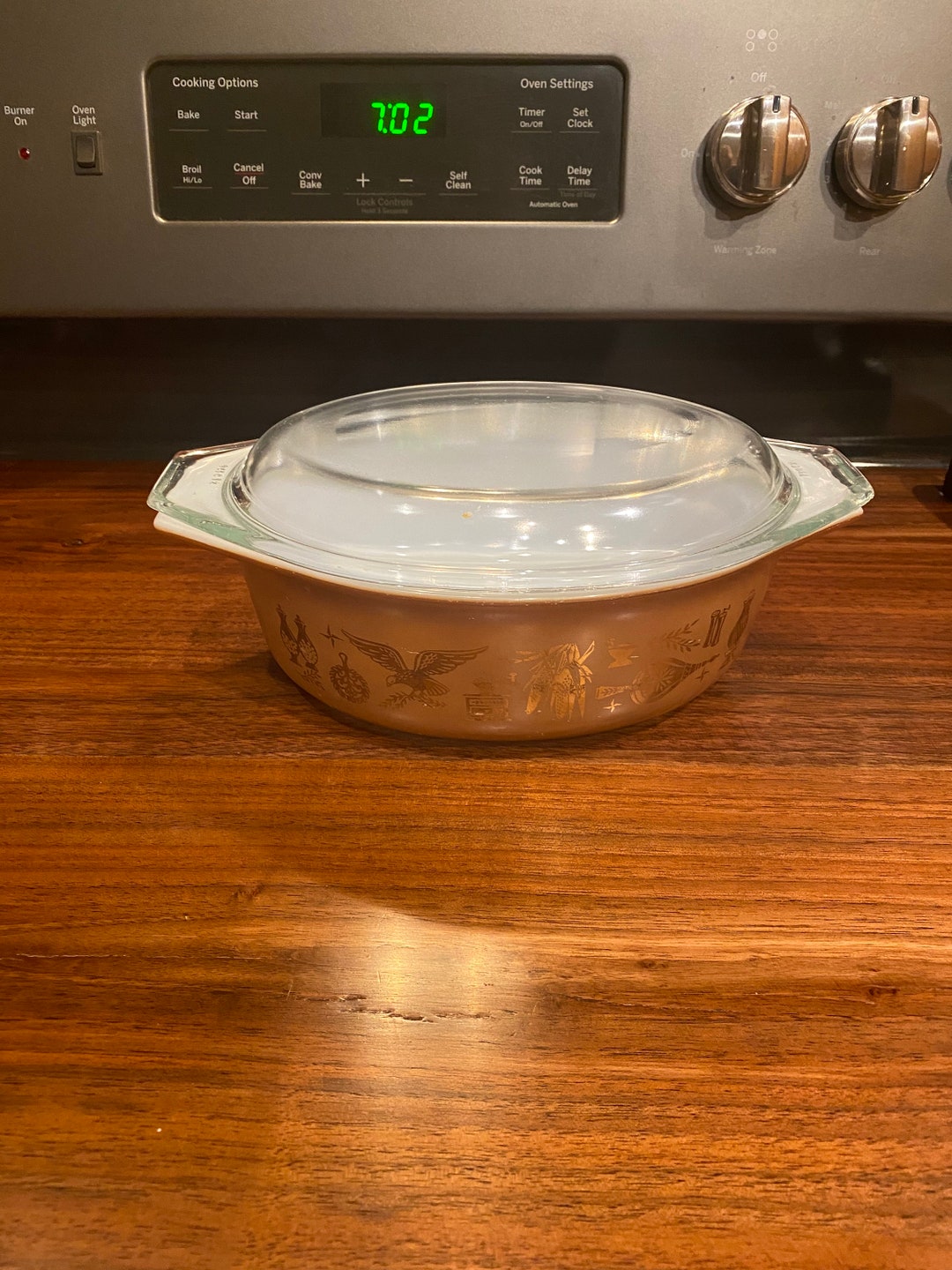 Pyrex Vintage Americana Casserole Dish - Etsy