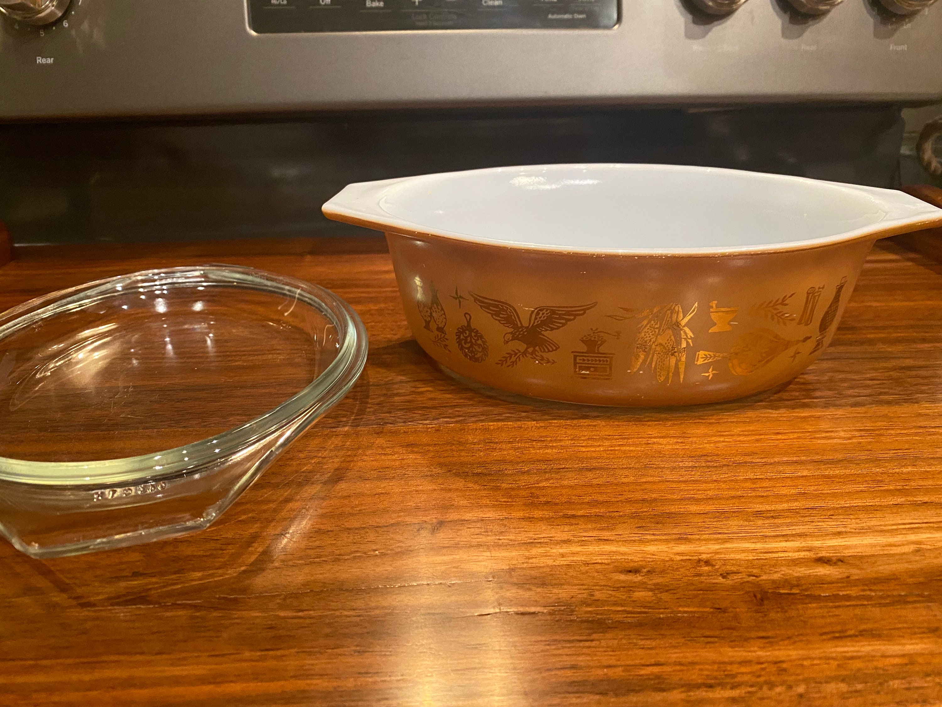 Pyrex Vintage Americana Casserole Dish - Etsy