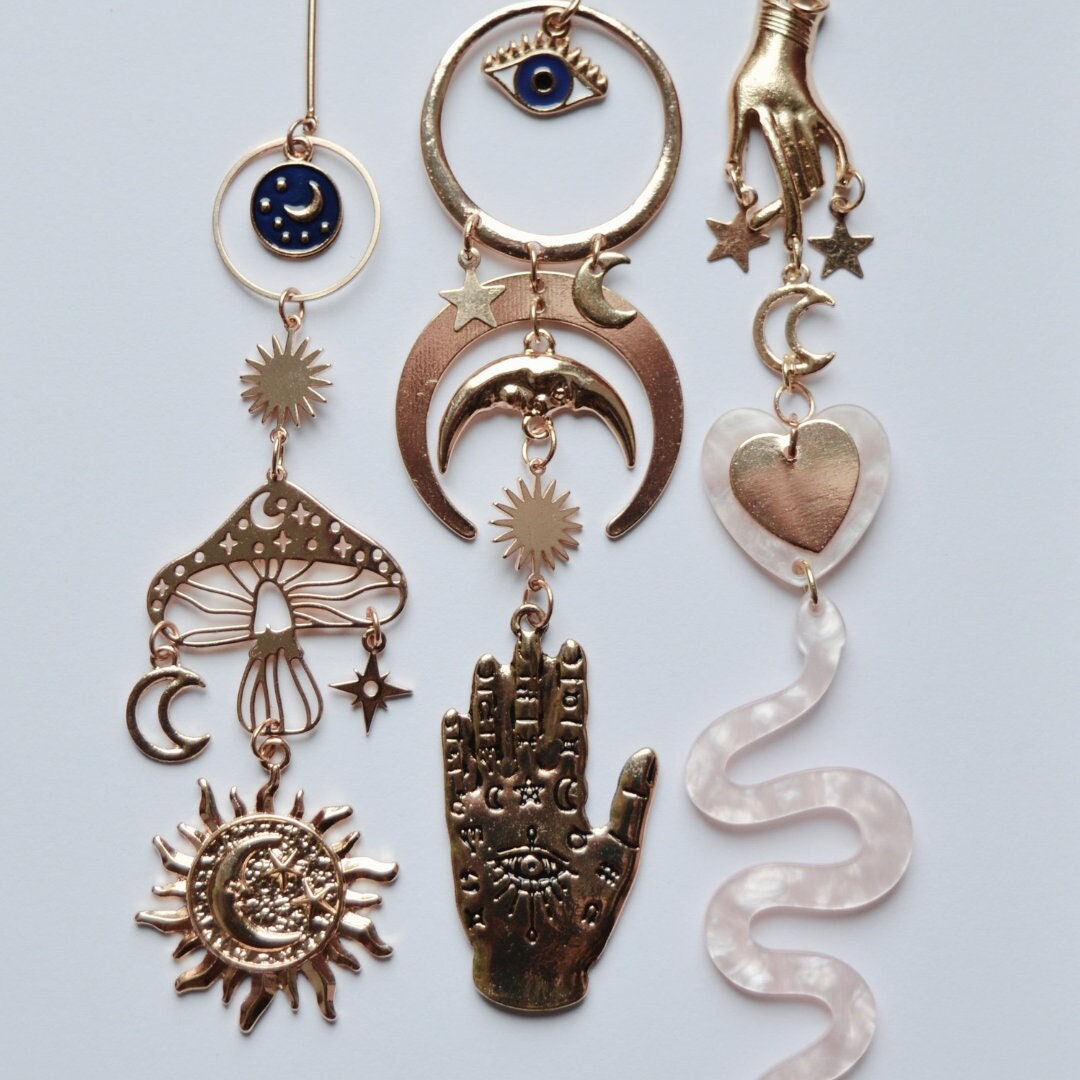 As Above, so Below Gold Palmestry Pendants / Body Chains - **ONE OF ONE ...