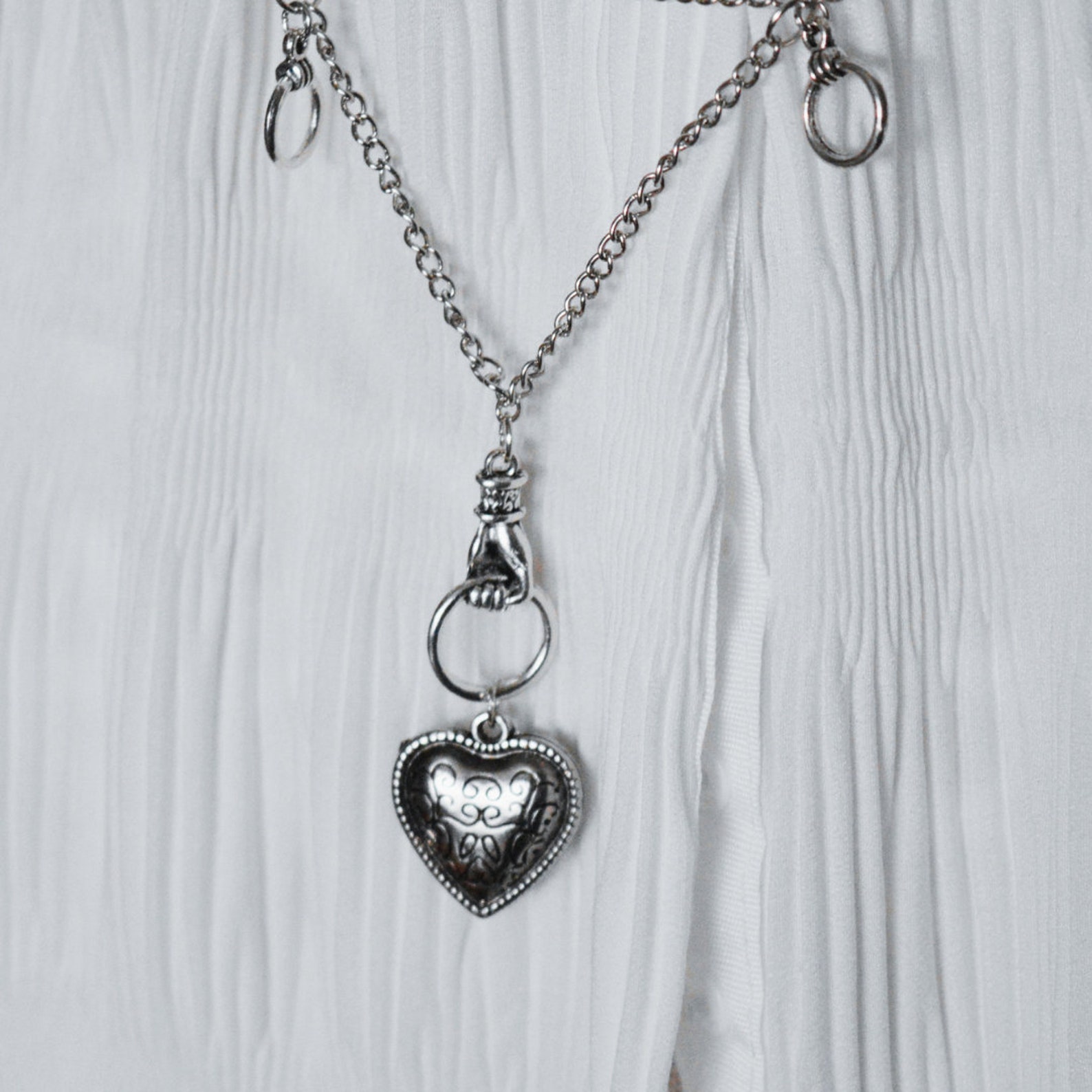 Heart in Your Hands Waist Chain ONE OF ONE unqiue, Unusual Love Heart ...