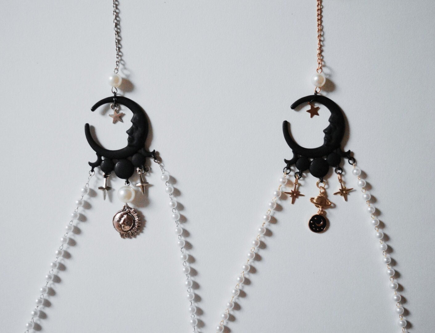 Dark Side of the Moon Gold / Silver Body Chains **ONE OF ONE** (~unique ...