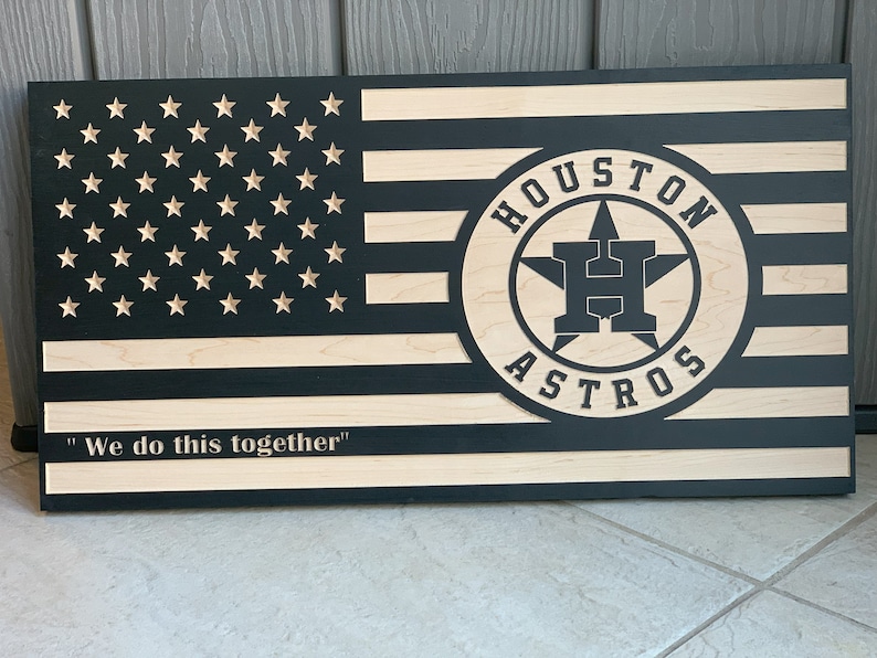 Houston Astros Wooden Sign - Etsy