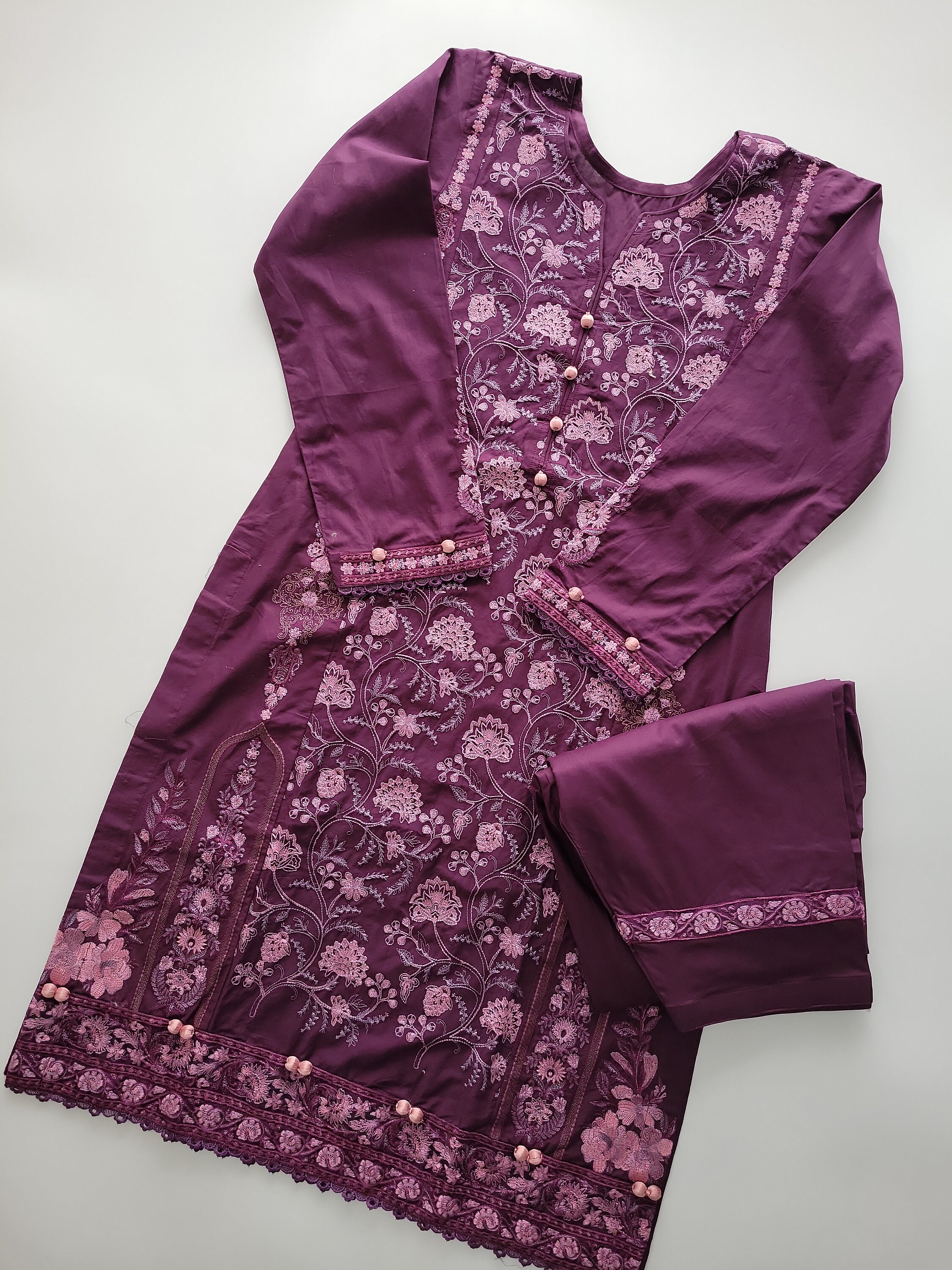 Pakistani Designer Women Shalwar Kameez Fully Embroidered - Etsy